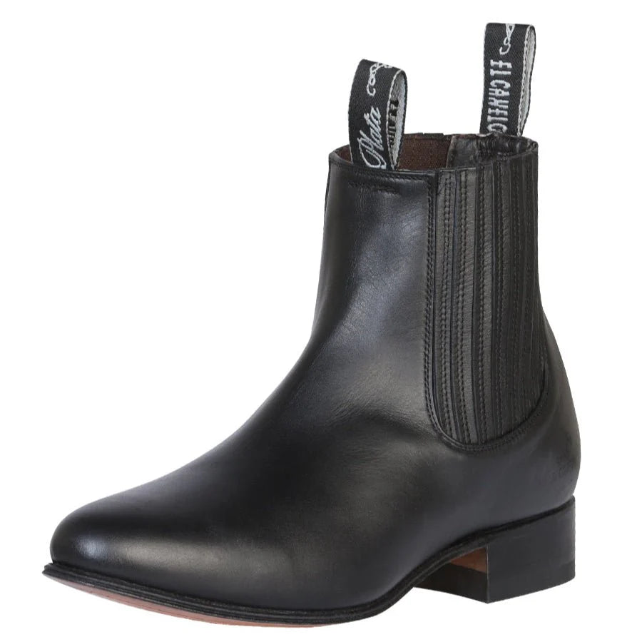 BOTIN CHARRO EL CANELO Ankle Boot - Atlas Black – Caballo Salvaje ...